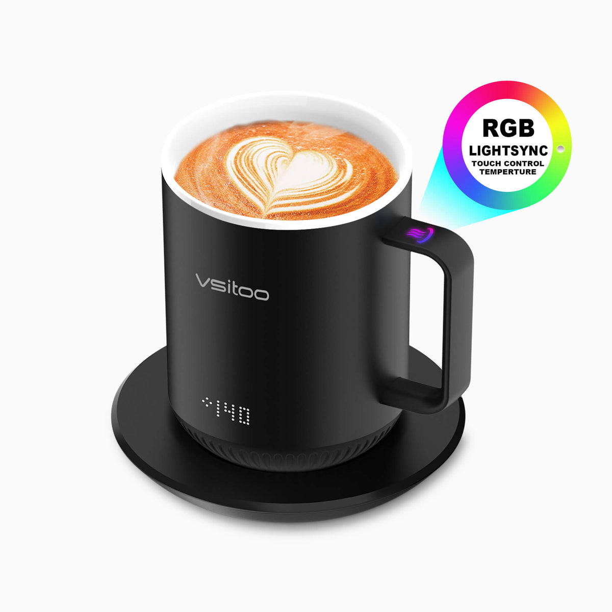 VSITOO S3 Self Warming Mug for Self Heating Coffee | Smart Mug